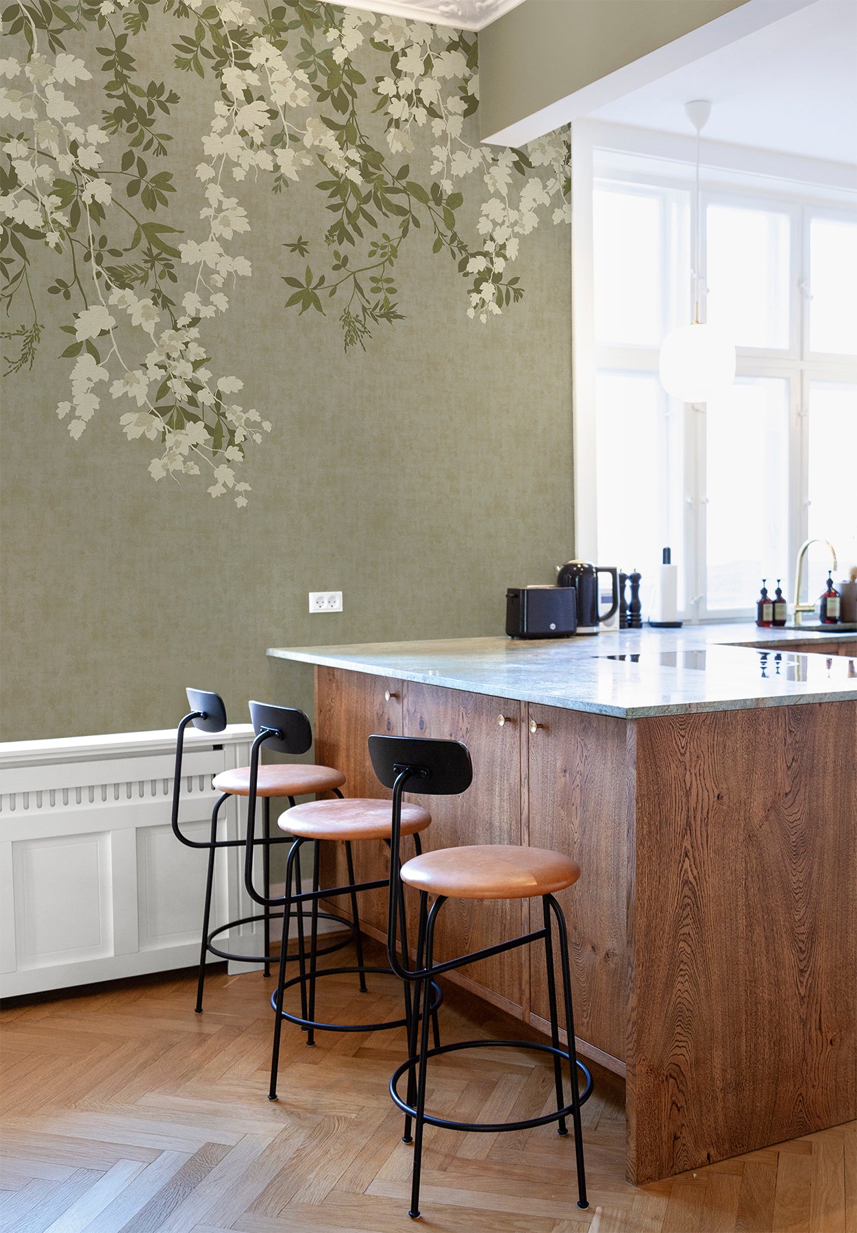 Papier peint Chèvrefeuille Sur Mesure – IsidoreLeroy