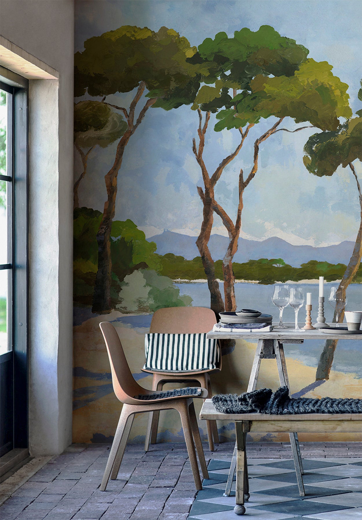 Papier peint Lérins Sur Mesure