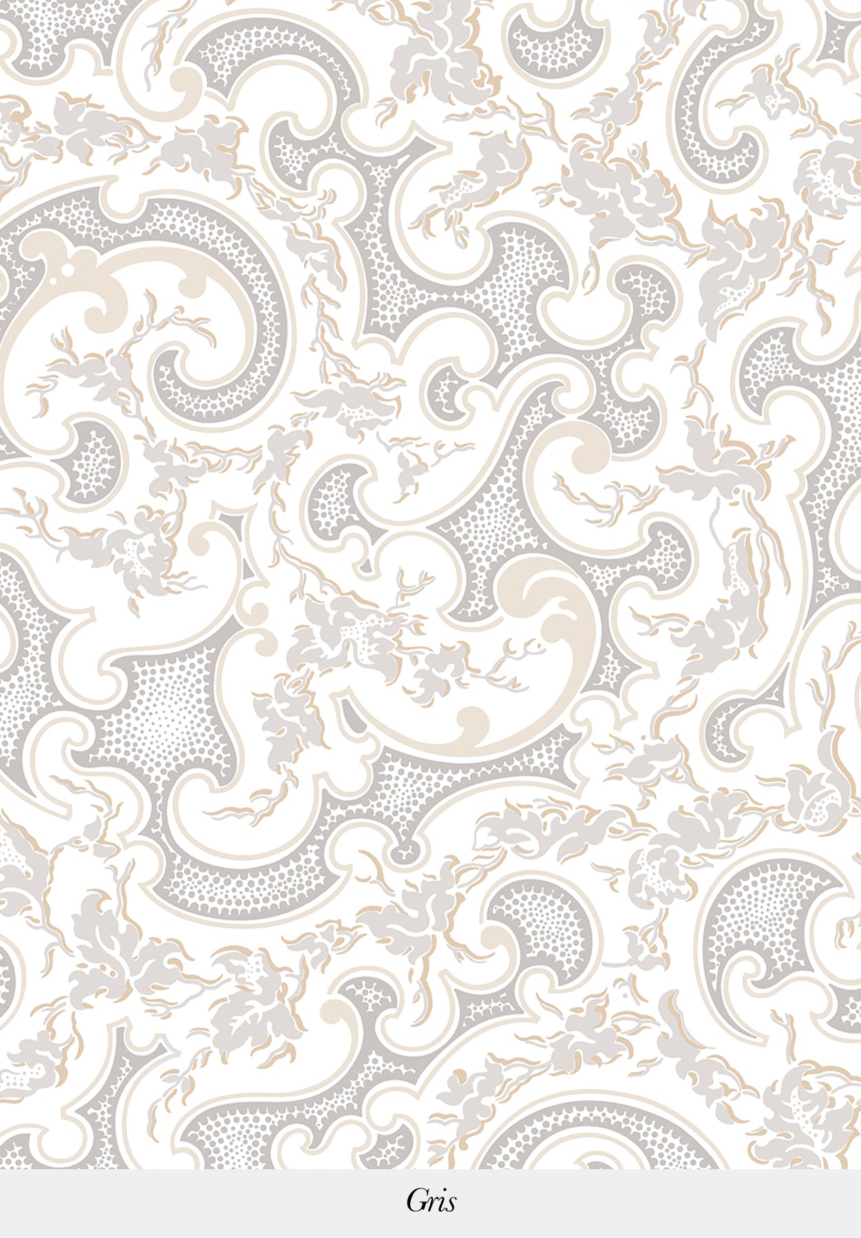 Papier peint panoramique Volutes par Isidore Leroy – IsidoreLeroy